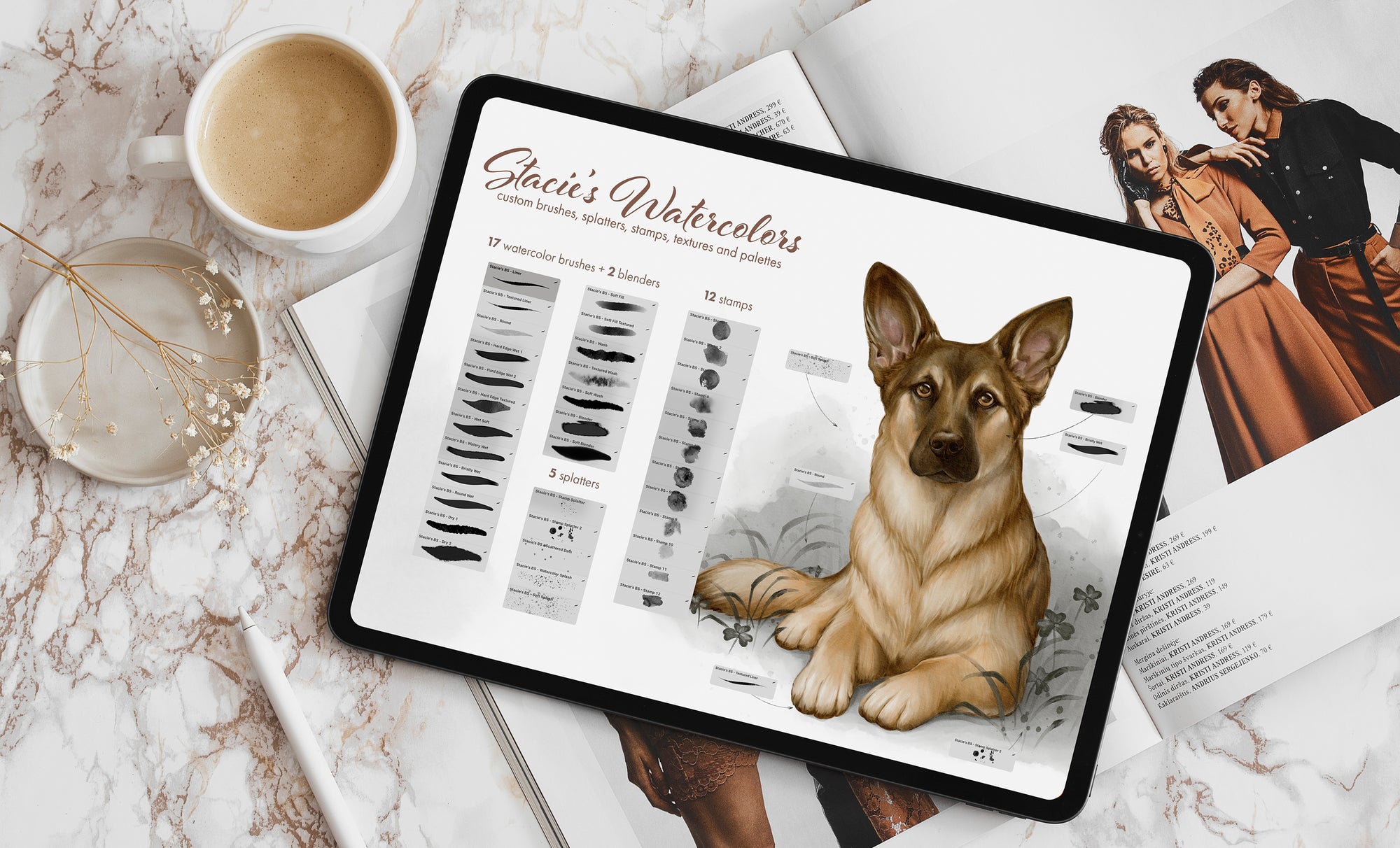 Stacie Mar | Artist & Surface Pattern Designer | Watercolor Procreate